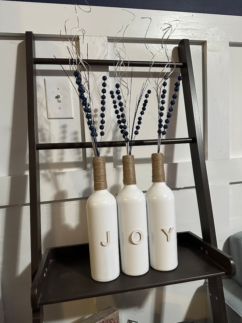 Joy Wine Bottles - Etsy