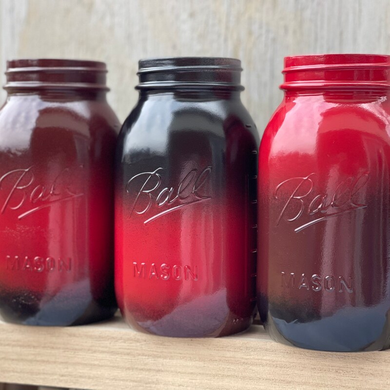 Colored Mason Jars - Etsy