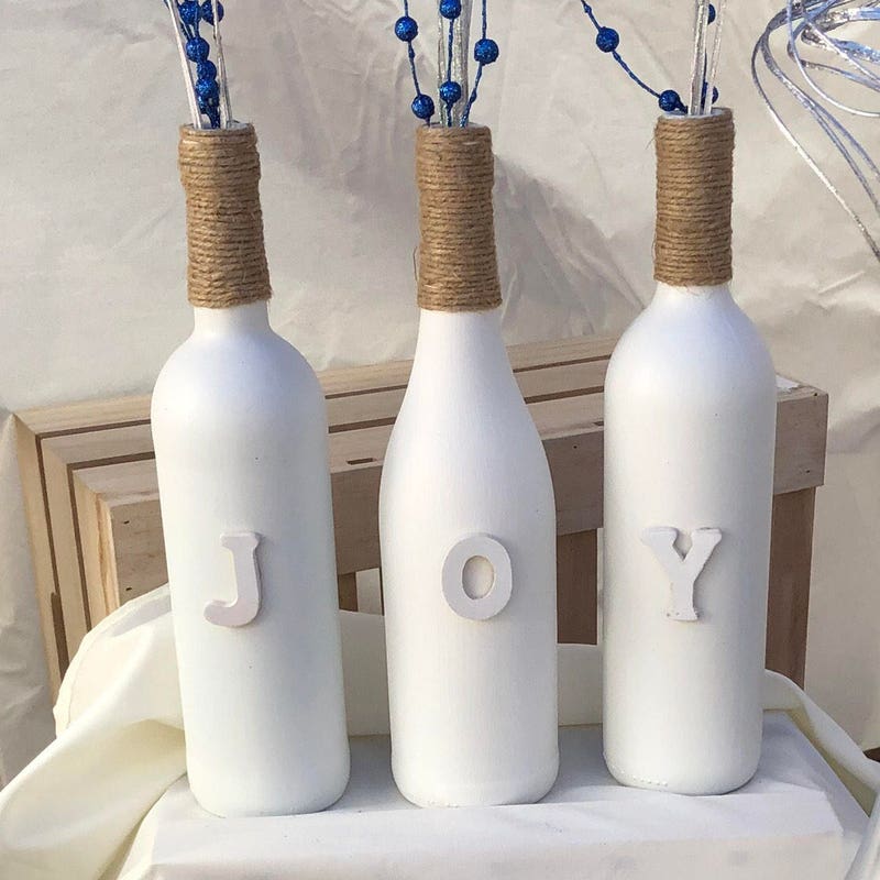 Joy Wine Bottles - Etsy