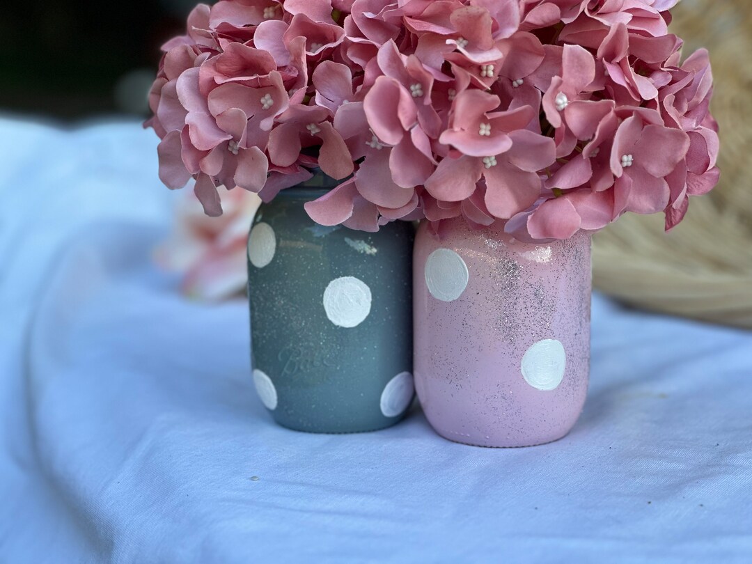 It’s a Girl!, Baby Girl, Pink Mason Jars - Etsy