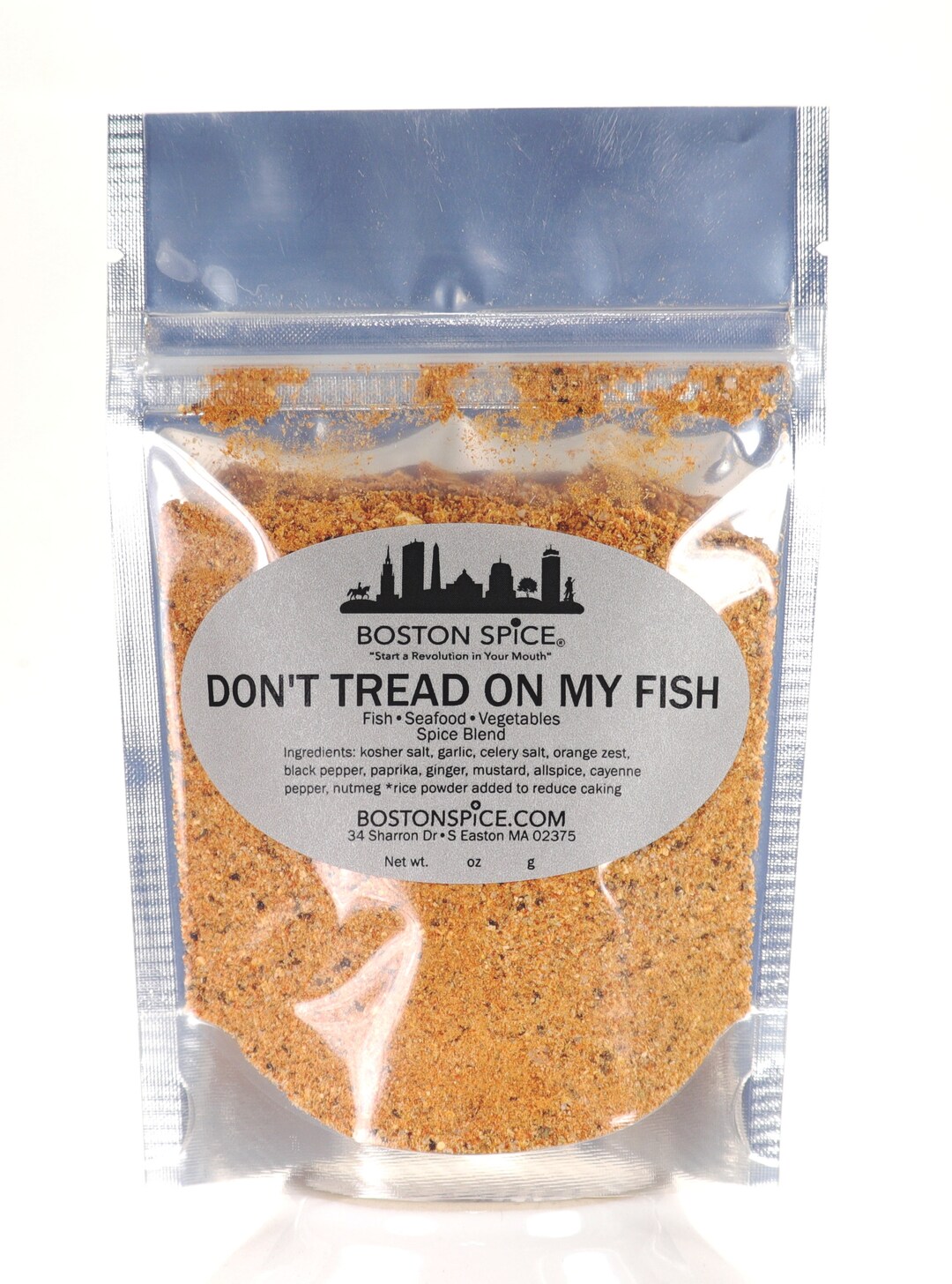 Boston Spice Don't Tread on My Fish Handmade Seafood Dry Rub Cod ...