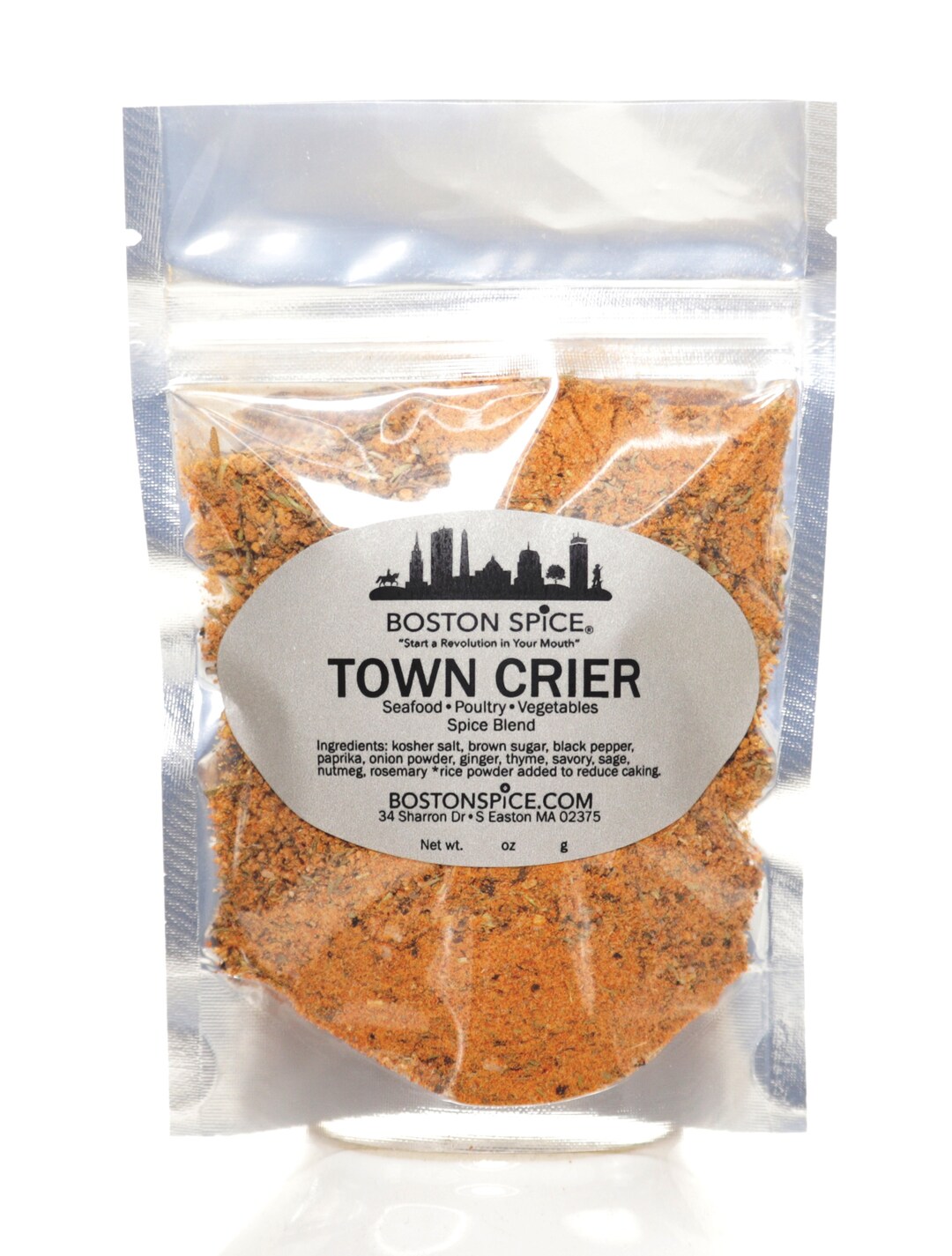 Town Crier Seasoning Dry Rub Poultry Chicken Turkey Seafood Vegetables ...