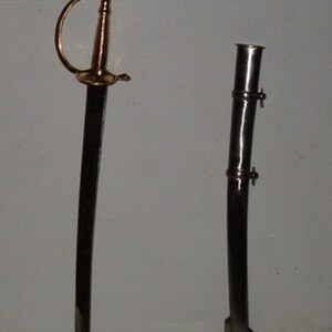 22 Calvary CSA Sword / Saber With Metal Sheath and Etched Blade, Battle ...