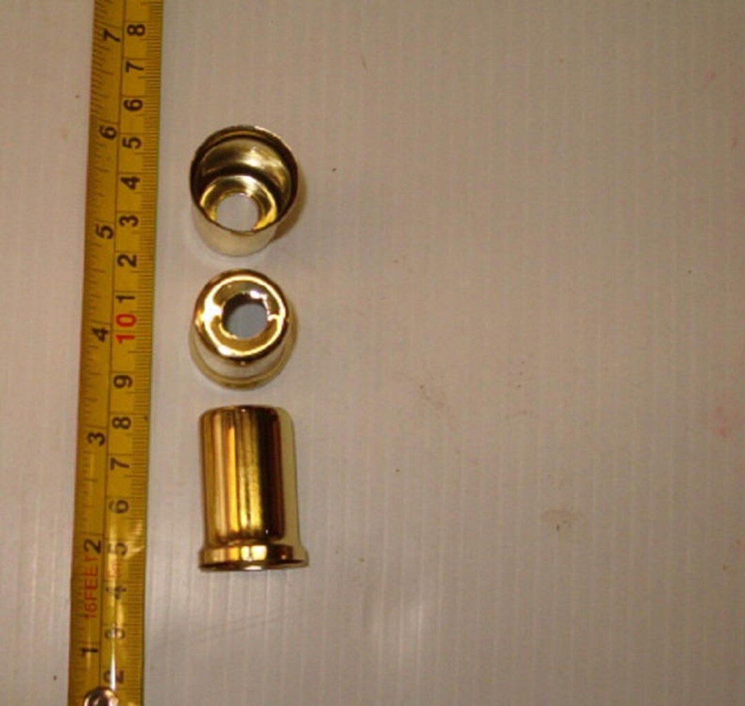 6 Longer Brass Colored Lamp Spacers, Vintage Lamp Parts - Etsy