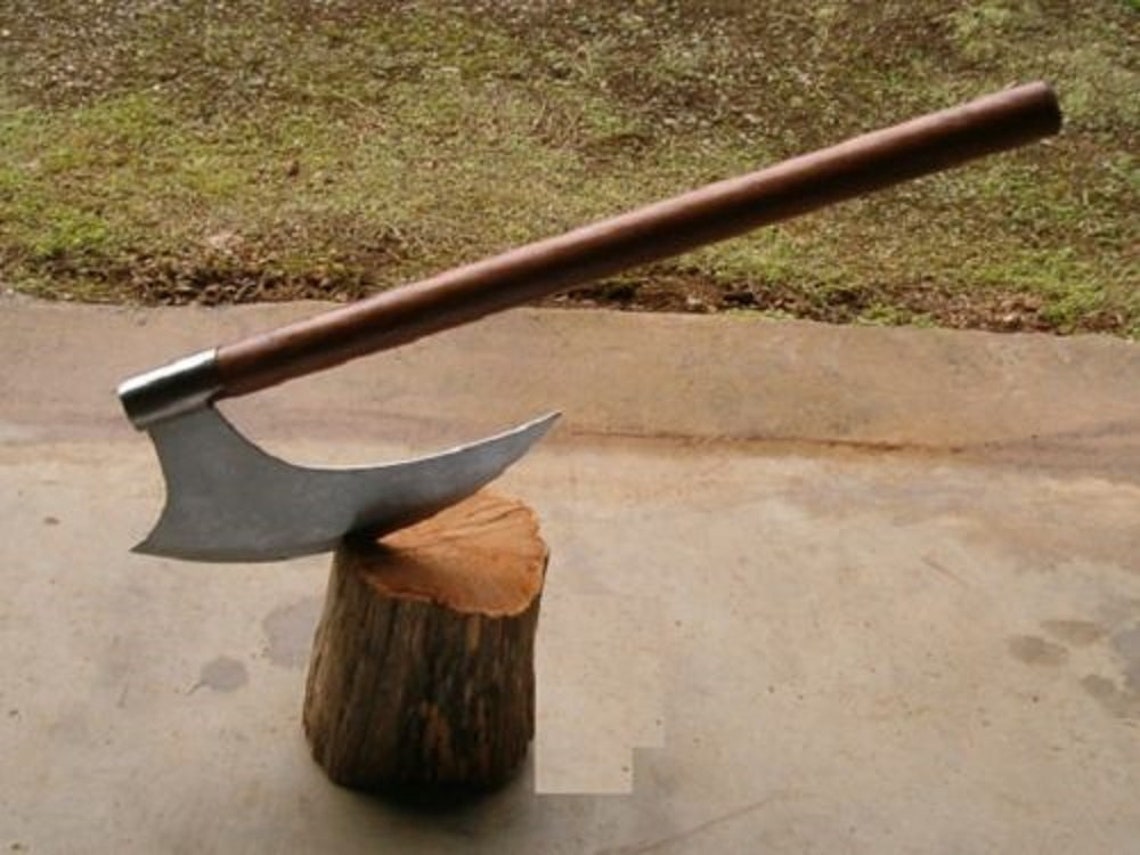 Collectible 27 Wooden Handle Medieval Bearded Axe - Etsy
