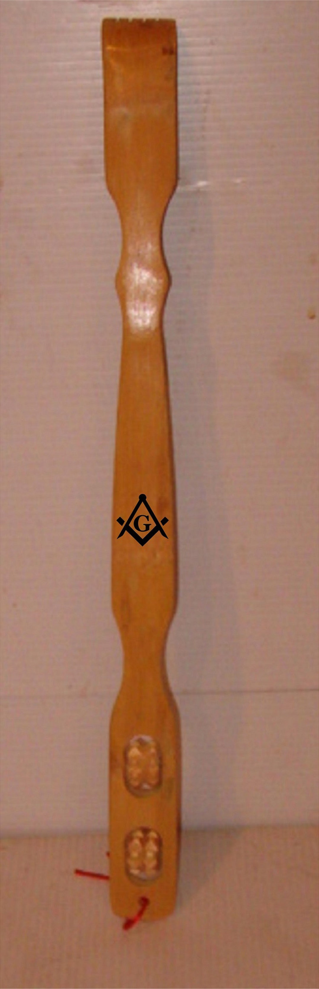 Masonic / Mason Emblem / Symbol 18 Wooden Back Scratchier With 2 ...