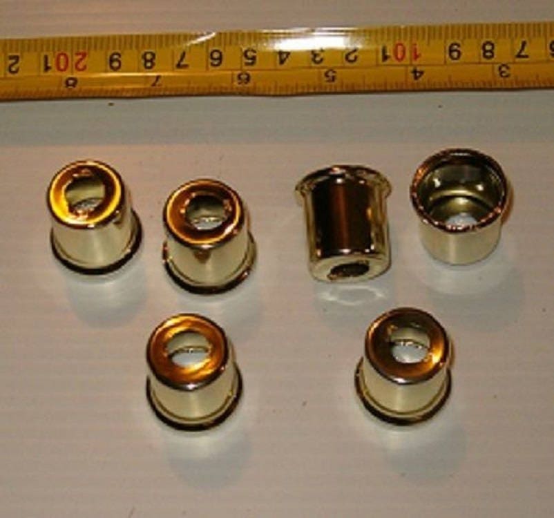 50 Short Brass Colored Lamp Spacers Vintage Lamp Parts | Etsy