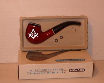 Masonic Tobacco Pipe | Etsy