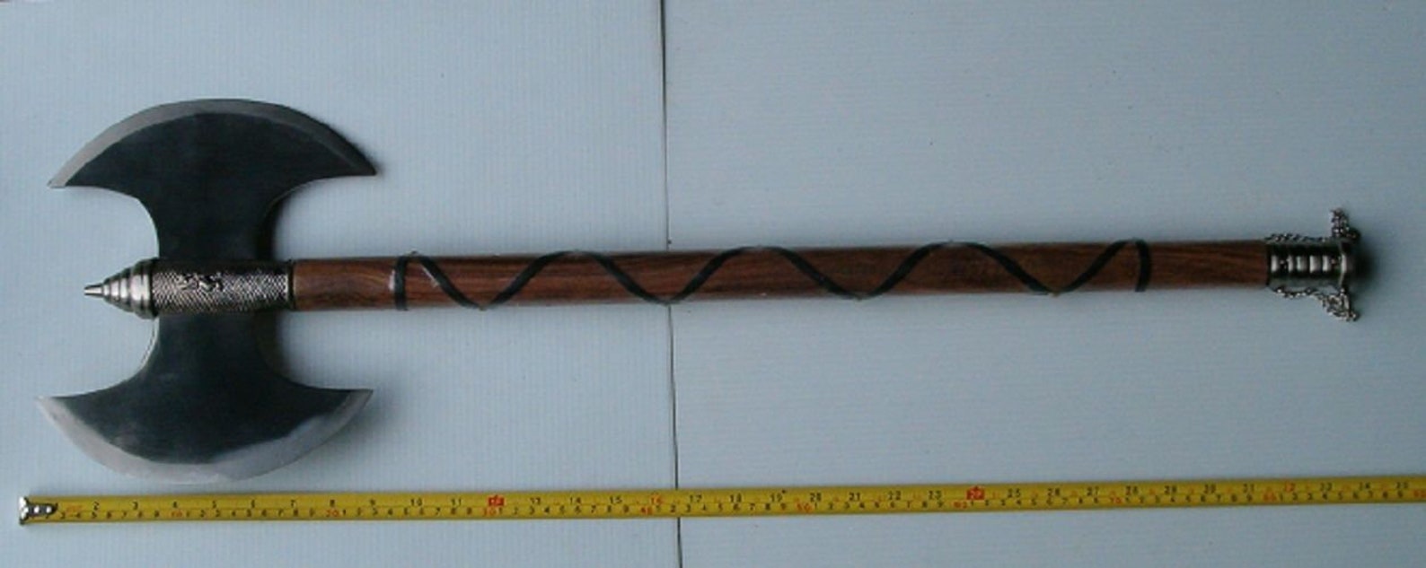 34 Wooden Handle Medieval Executioners Axe Battle Axe - Etsy