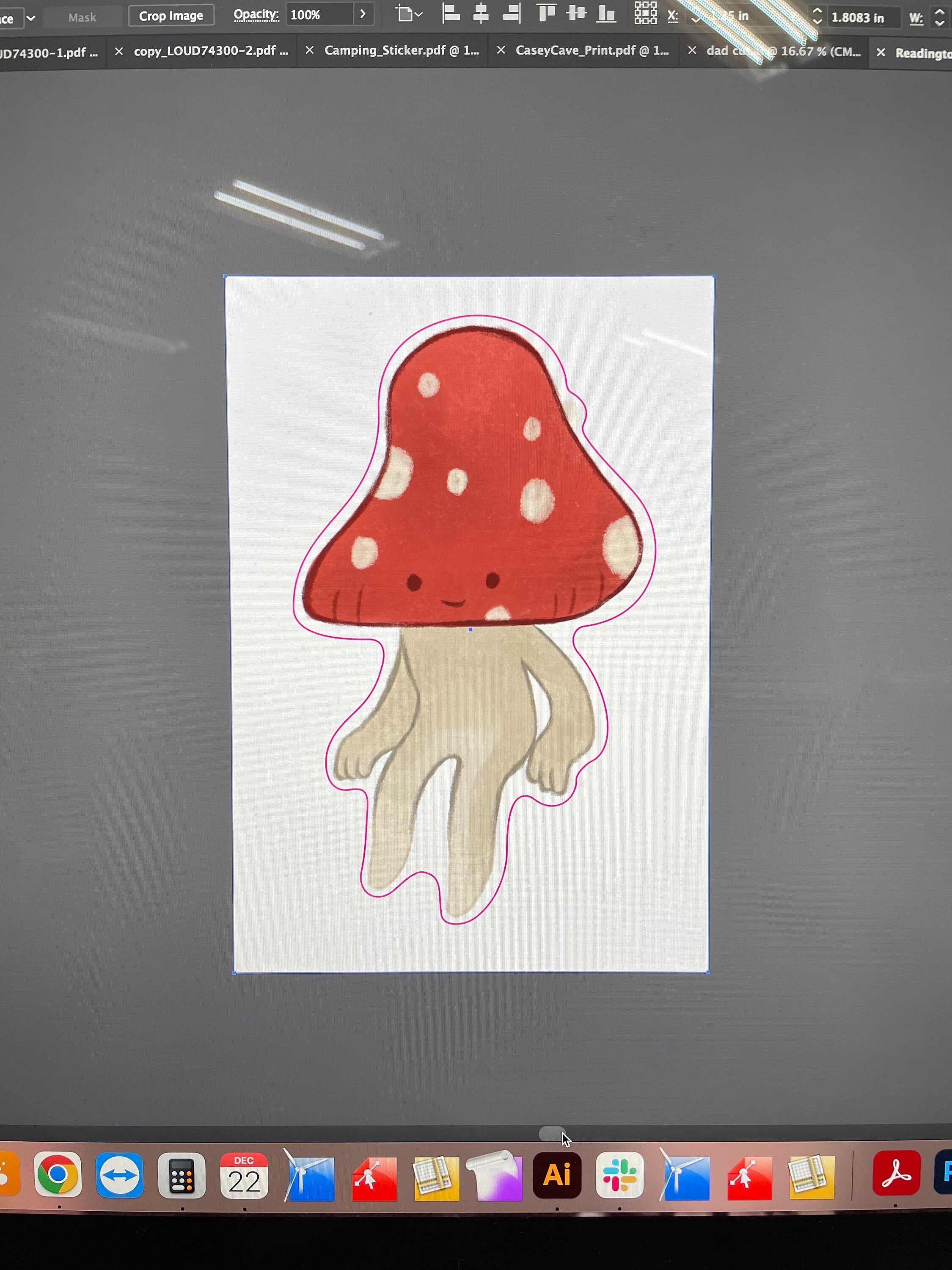 Mushroom Sprite Sticker, Mushroom Sticker, Character Sticker, Cartoon ...
