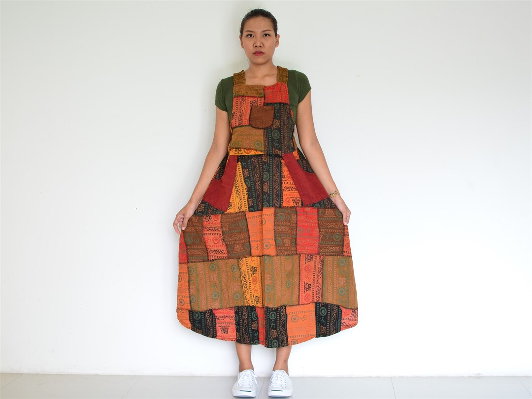 Unique Patchwork Gypsy Boho Hippie Dress Women, Handmade From ...