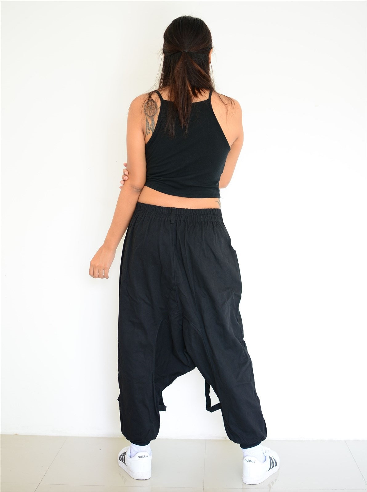 Harem Pants Women Men Drop Crotch Pants Baggy Pants Boho | Etsy