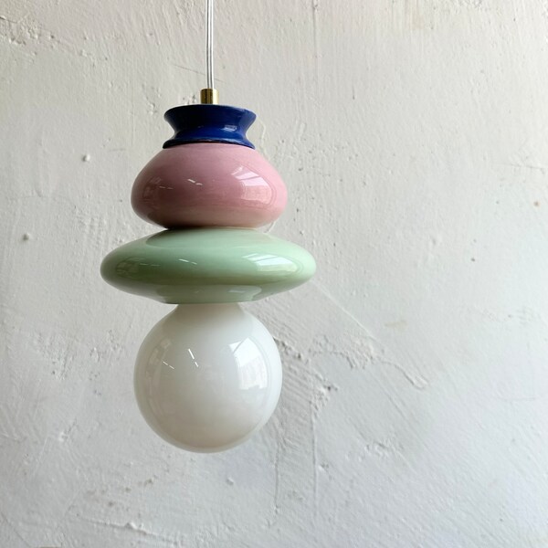 Ceramic Light Fixture - Etsy