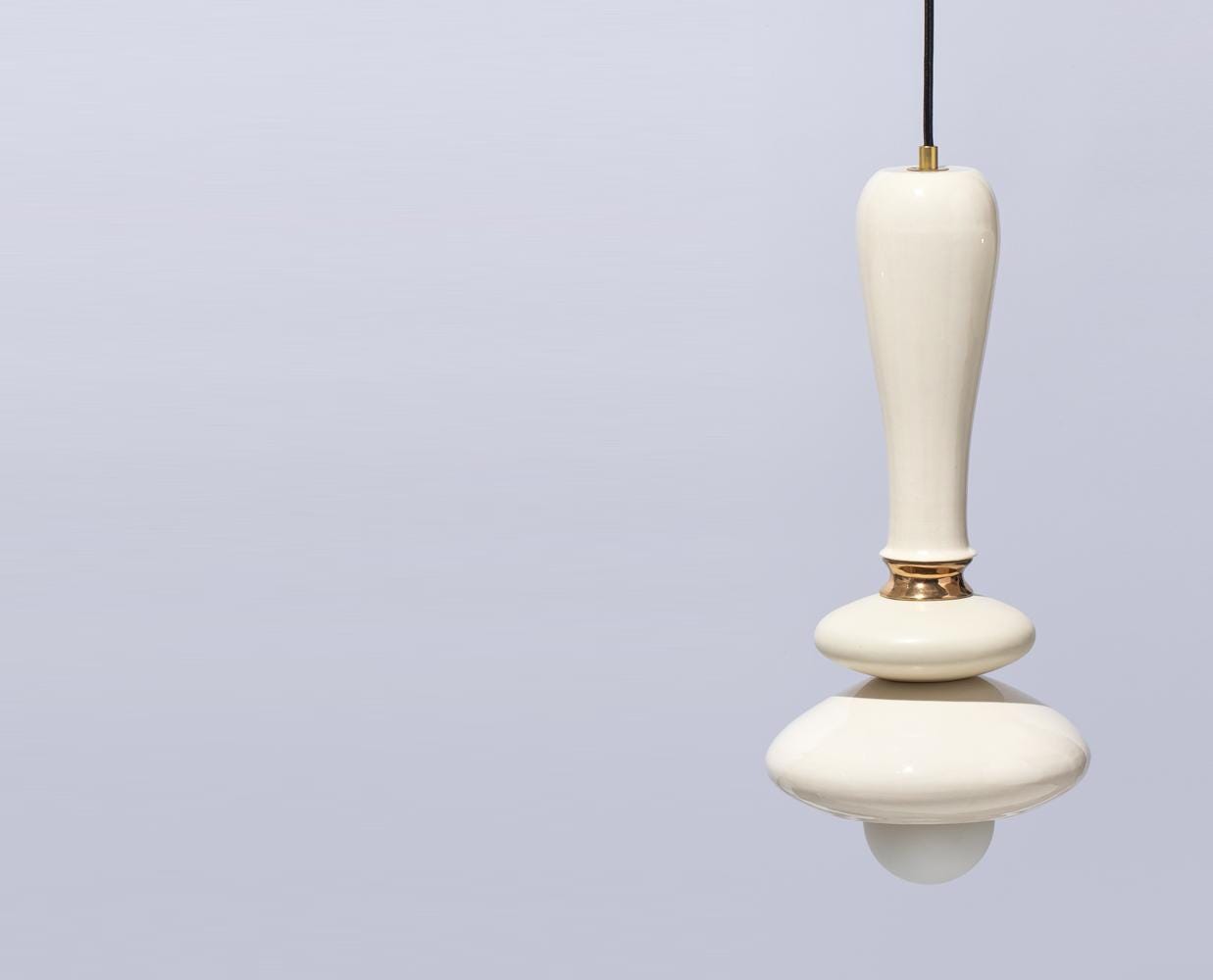 Minimalist Stone White Pendant Light – Modern Ceiling Fixture, Handmade ...