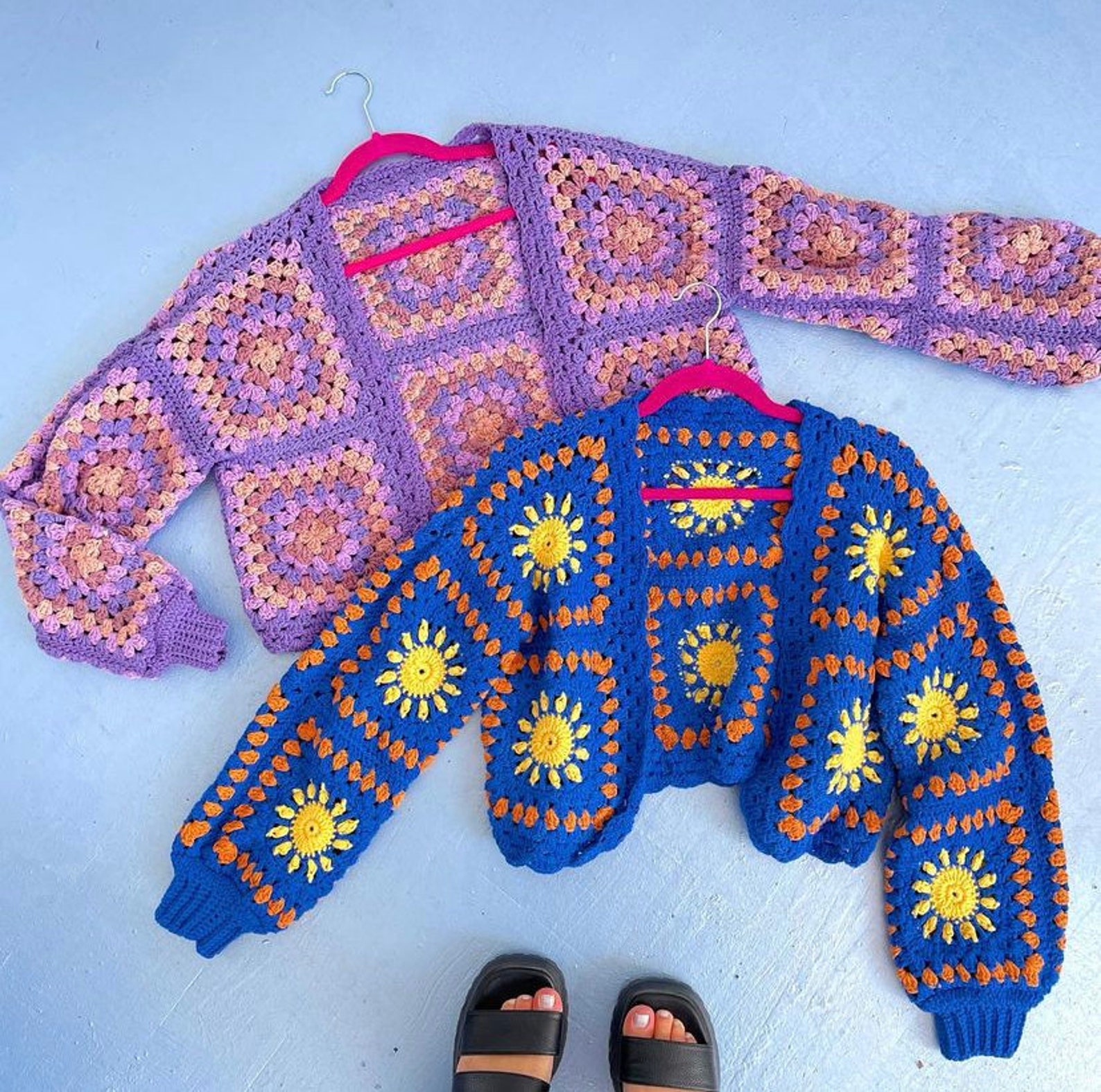 Crochet Pattern Cardigan Sun Pattern Granny Square PDF Women Crochet ...