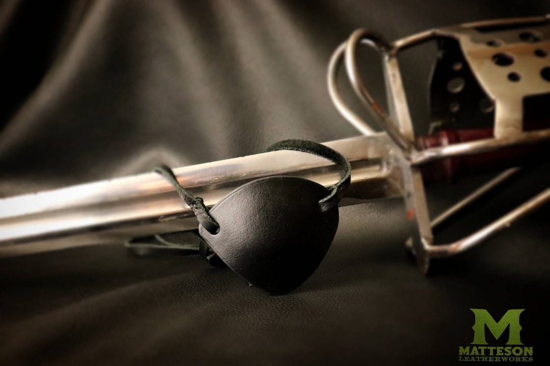 Leather Eye Patch//pirate Costume Accessories//cosplay//steampunk//eye ...