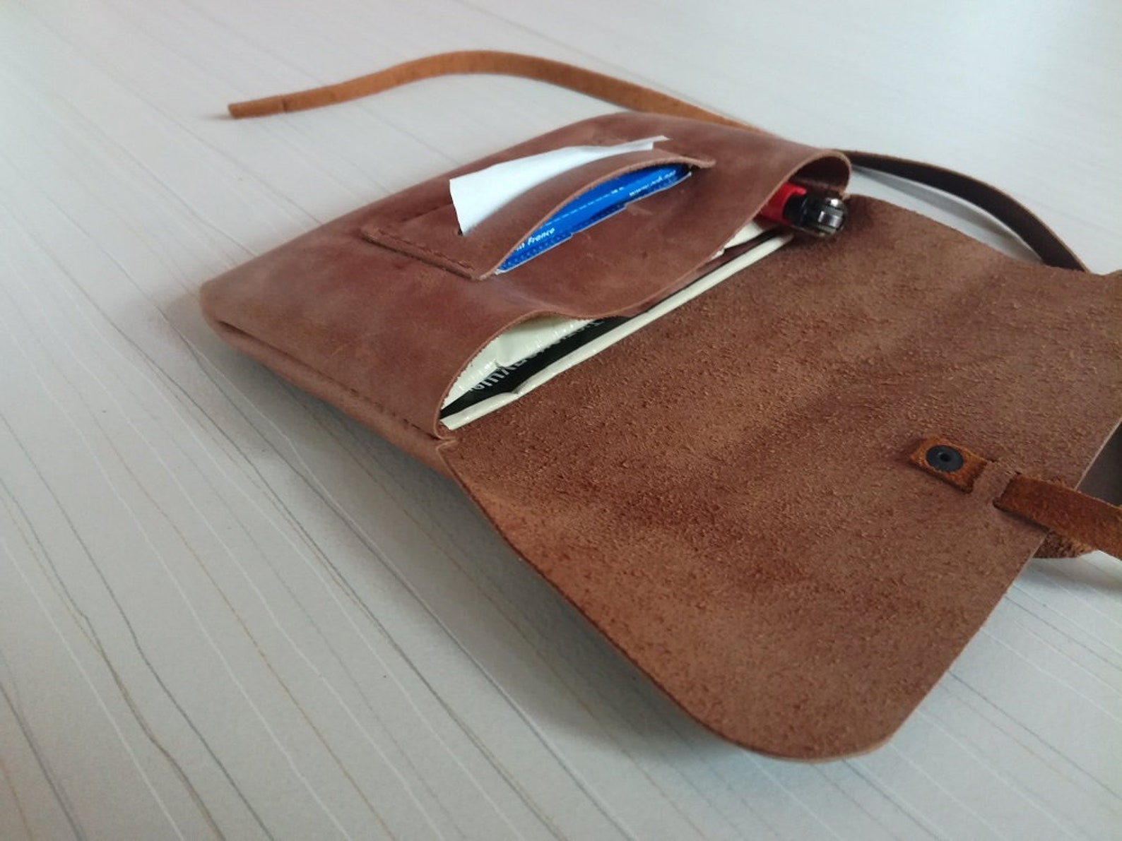 Leather Tobacco Pouch Leather Cigarette Case Rolling Tobacco | Etsy