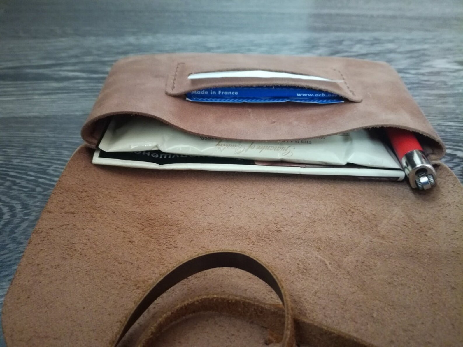 Leather Tobacco Pouch Leather Cigarette Case Rolling Tobacco | Etsy
