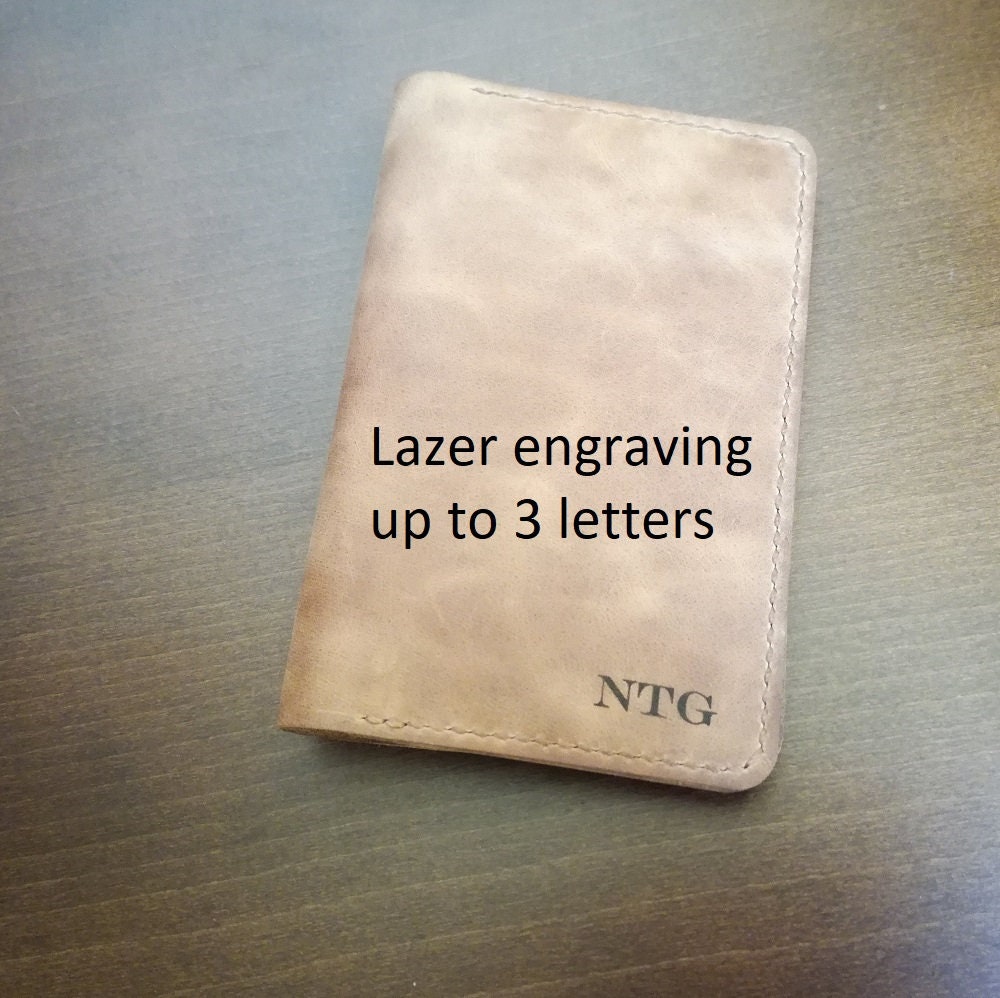 Leather Field Notes Cover With Pen Holder and Card Slots. | Etsy