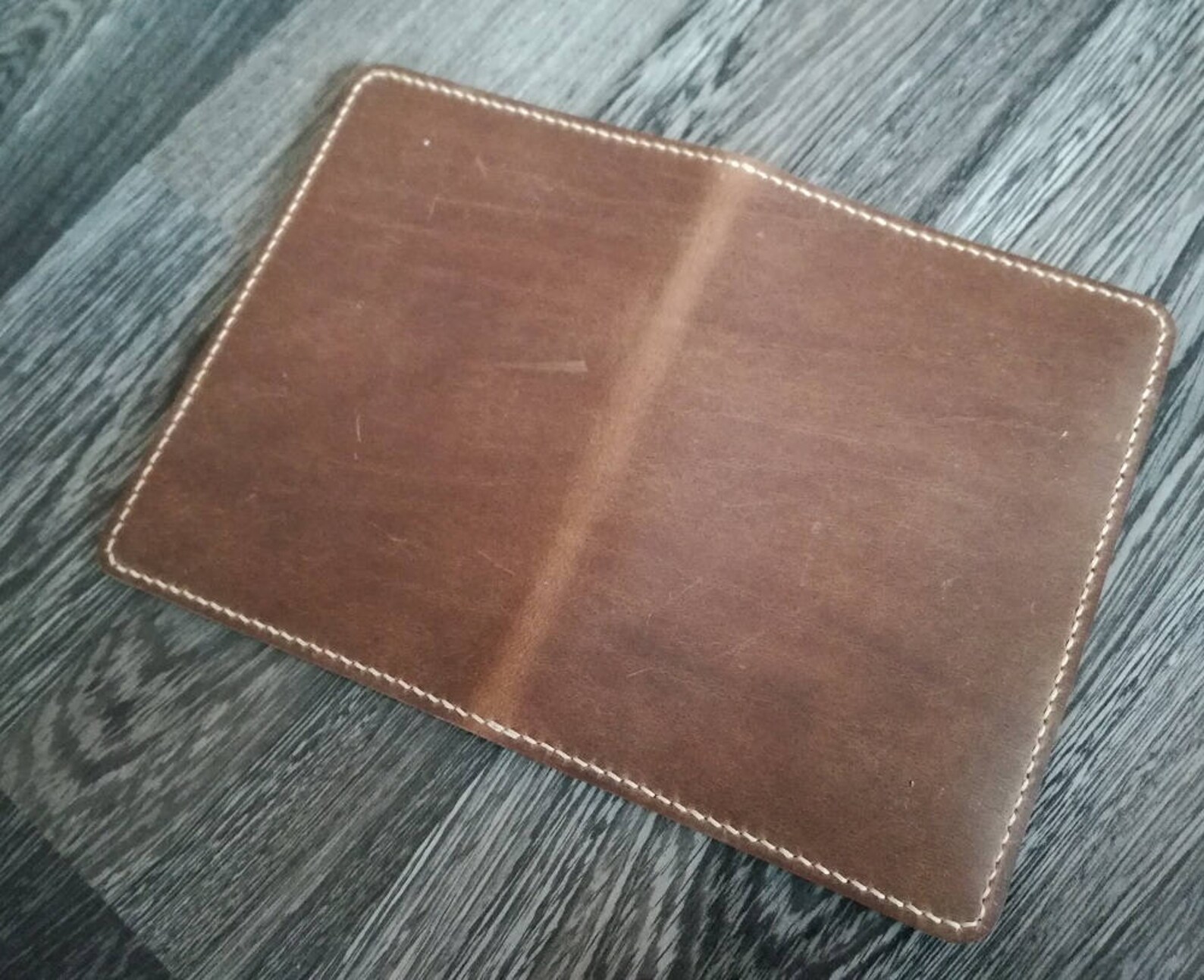 Leather Field Notes Cover With Pen Holder and Card Slots. - Etsy