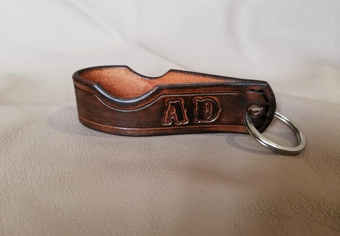 Handcrafted Leather Cigar & Pipe Stand Holder, Leather Key Chain - Etsy