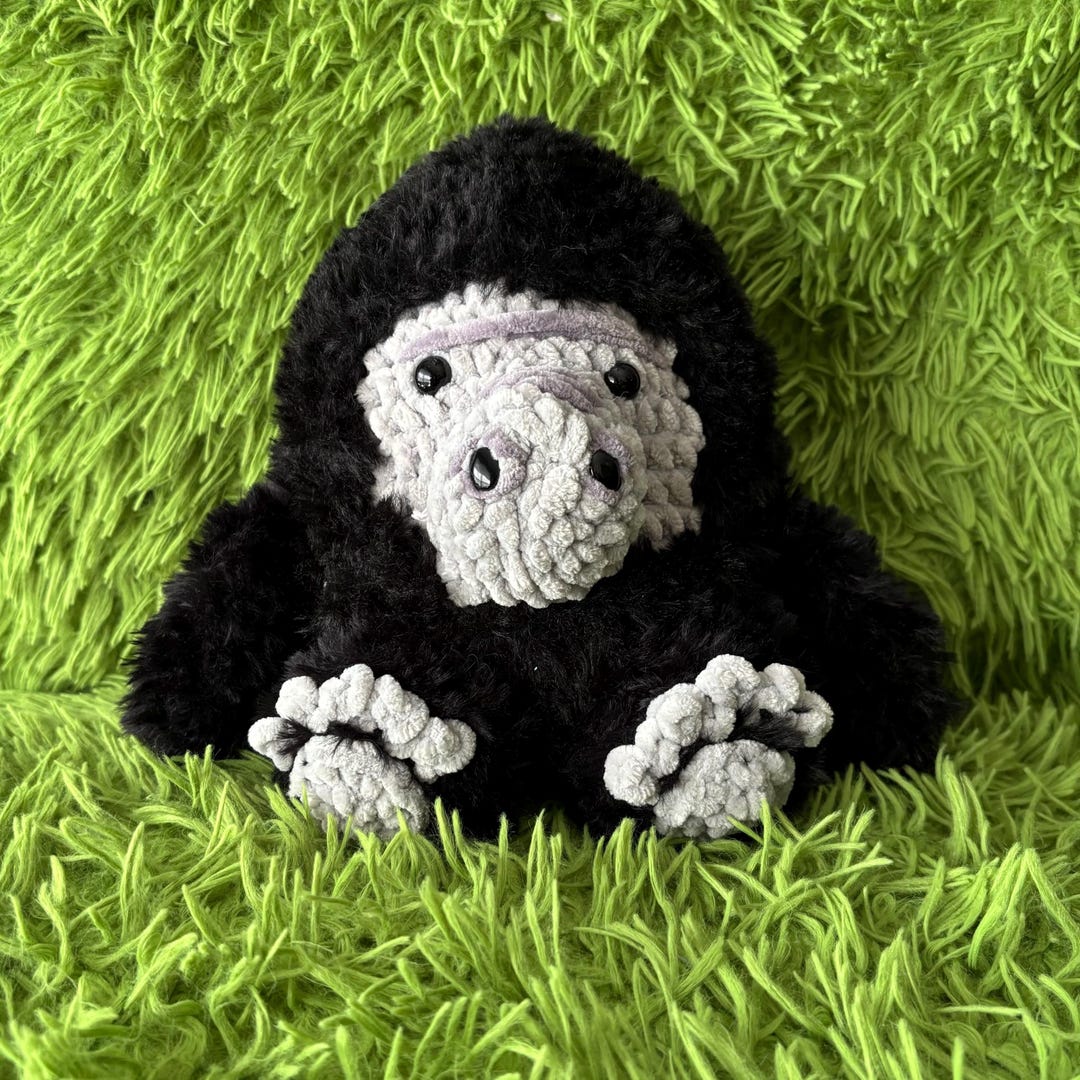 Gorilla Amigurumi | Crochet Gorilla | Gorilla Stuffed Toy | Plushie ...