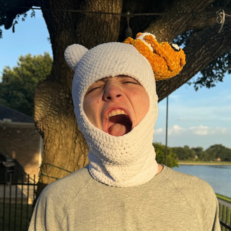Finn Balaclava| Crochet Pattern| PDF Download| Adventure Time Balaclava ...