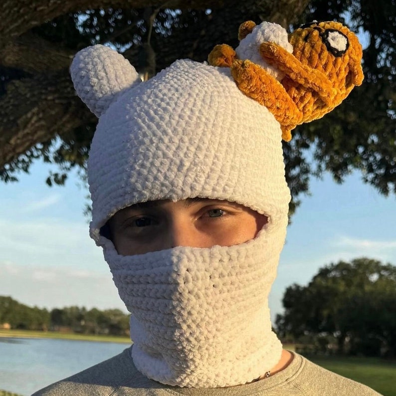 Finn Balaclava | Crochet Balaclava | Adventure Time Balaclava ...