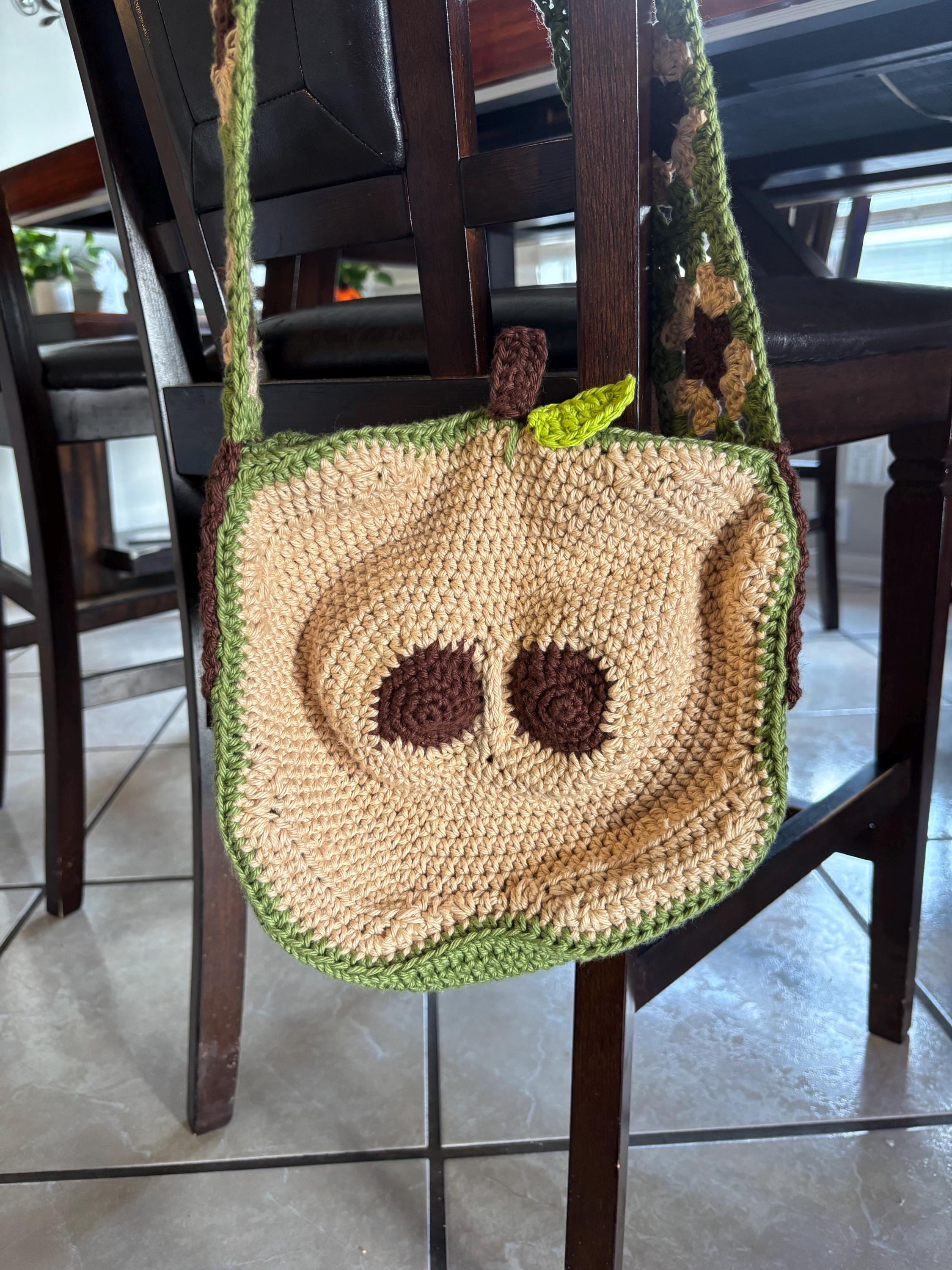 Apple Bag Crochet Pattern | Crochet Apple Bag | PDF Pattern | Crochet ...