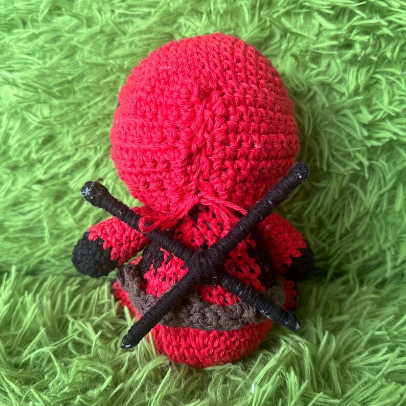 Deadpool Amigurumi Pattern| PDF Download | Deadpool Doll Crochet ...