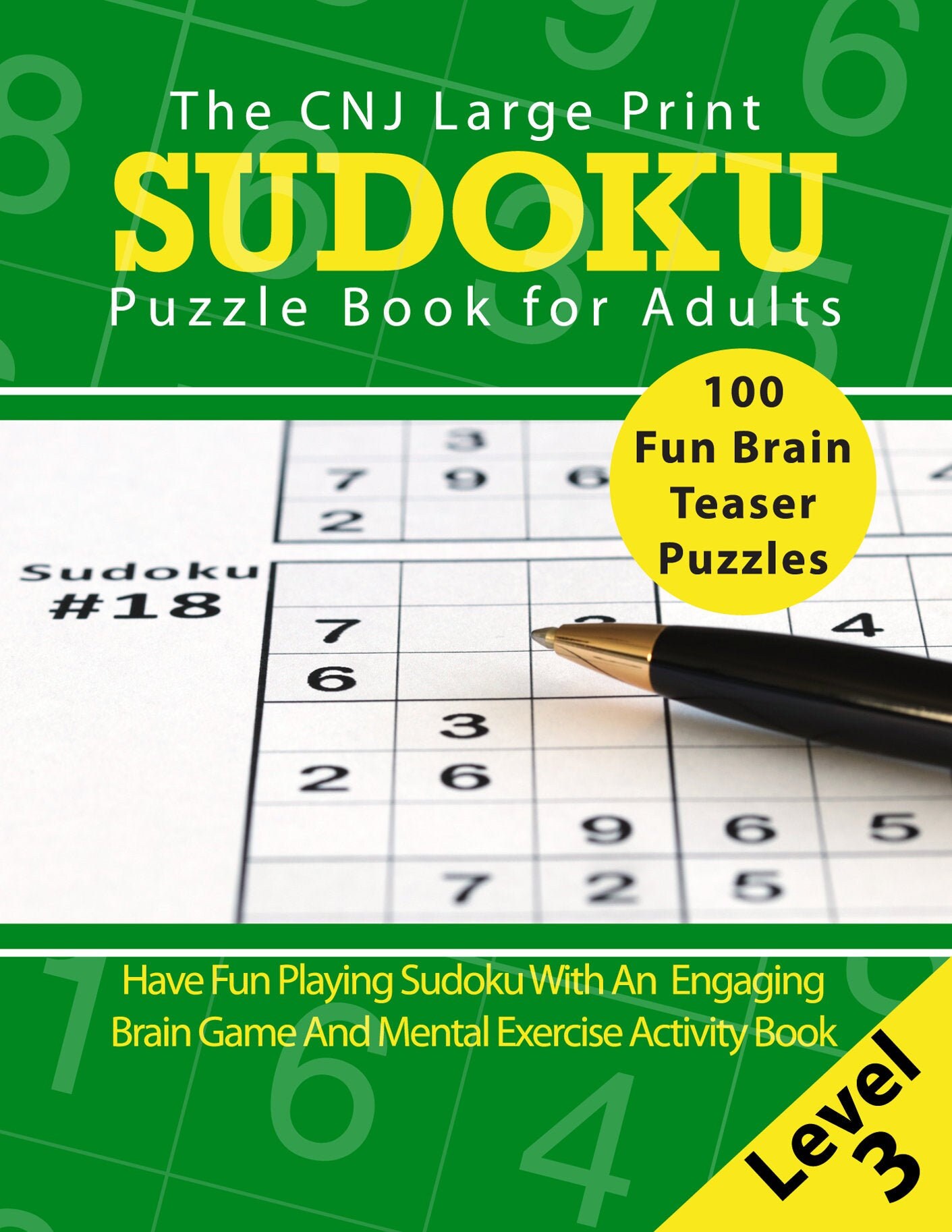Large Print Sudoku Puzzles Printable - Sudoku Puzzle Book, Quarantine ...