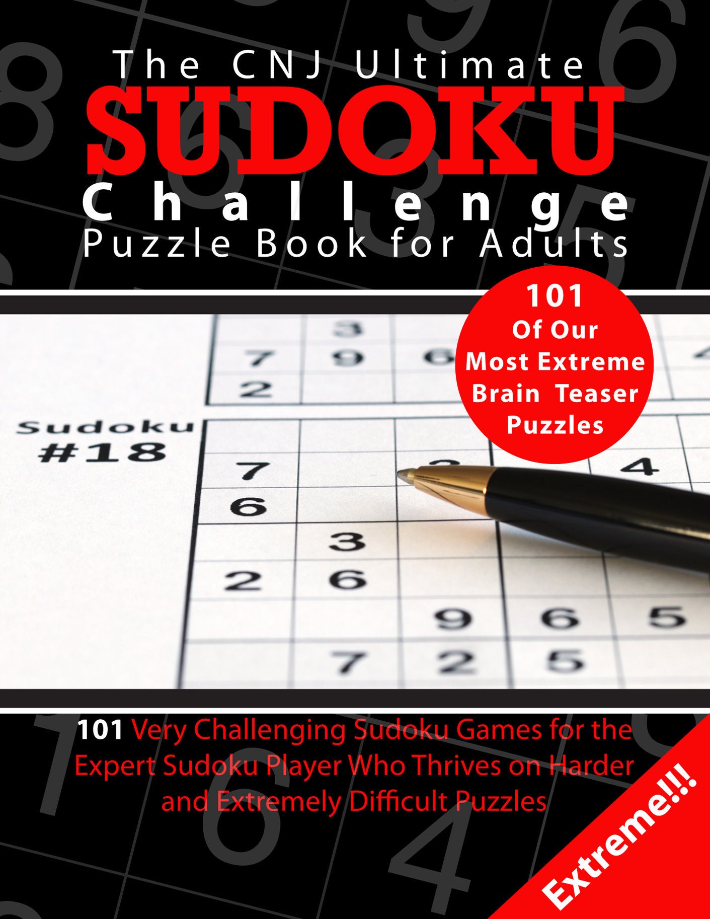 Ultimate Sudoku Puzzles, 101 Extreme Puzzles, Printable Games, Games ...
