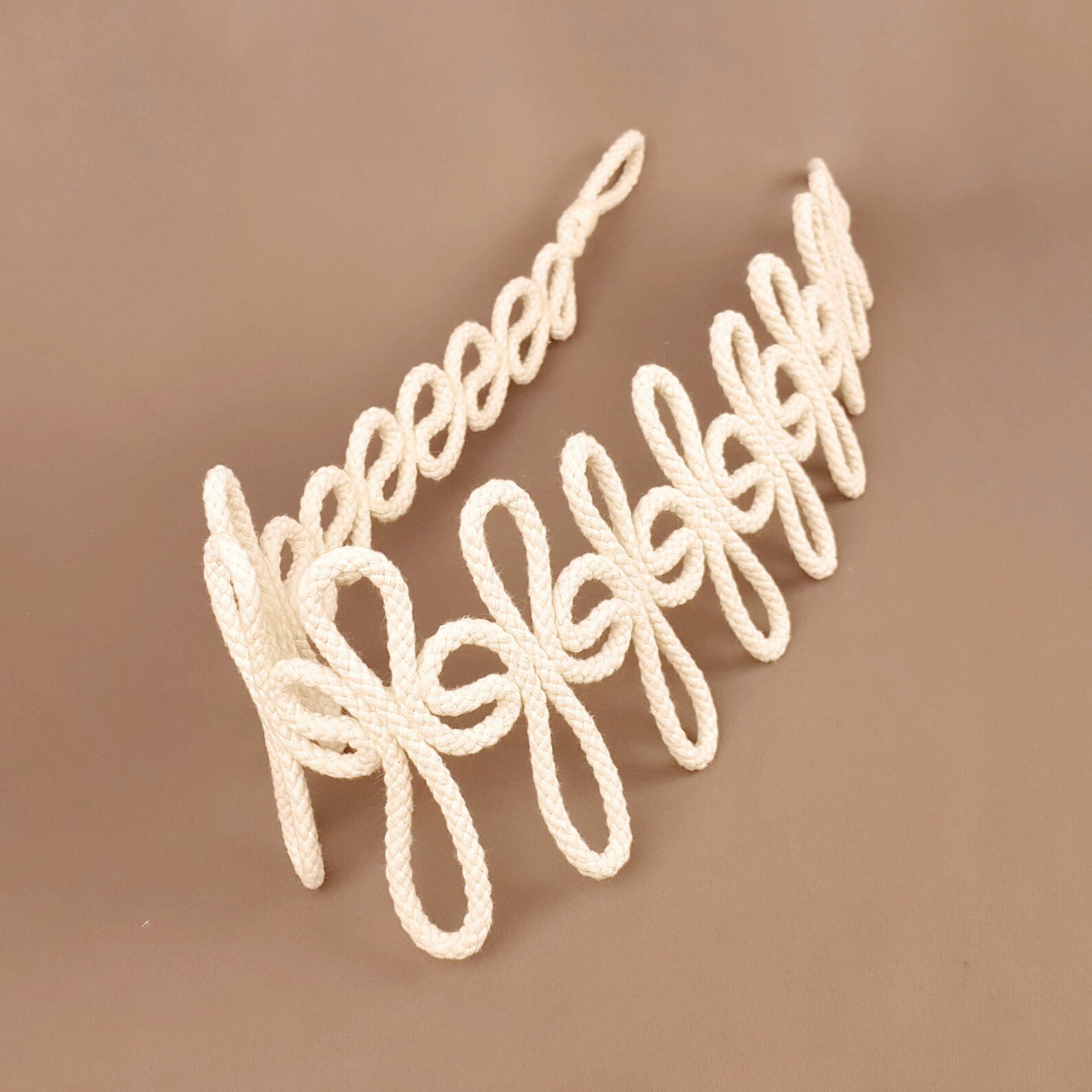 Curtain Tie Back Rope, Cotton Rope Lace Tiebacks, Cottage Chic, Curtain ...