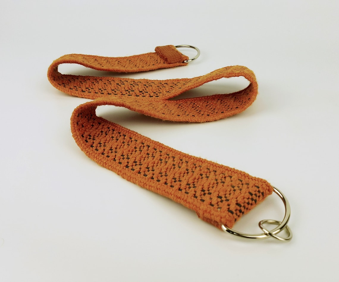 Curtain Tie Back Cotton Woven Belt Terracotta Tiebacks Orange - Etsy