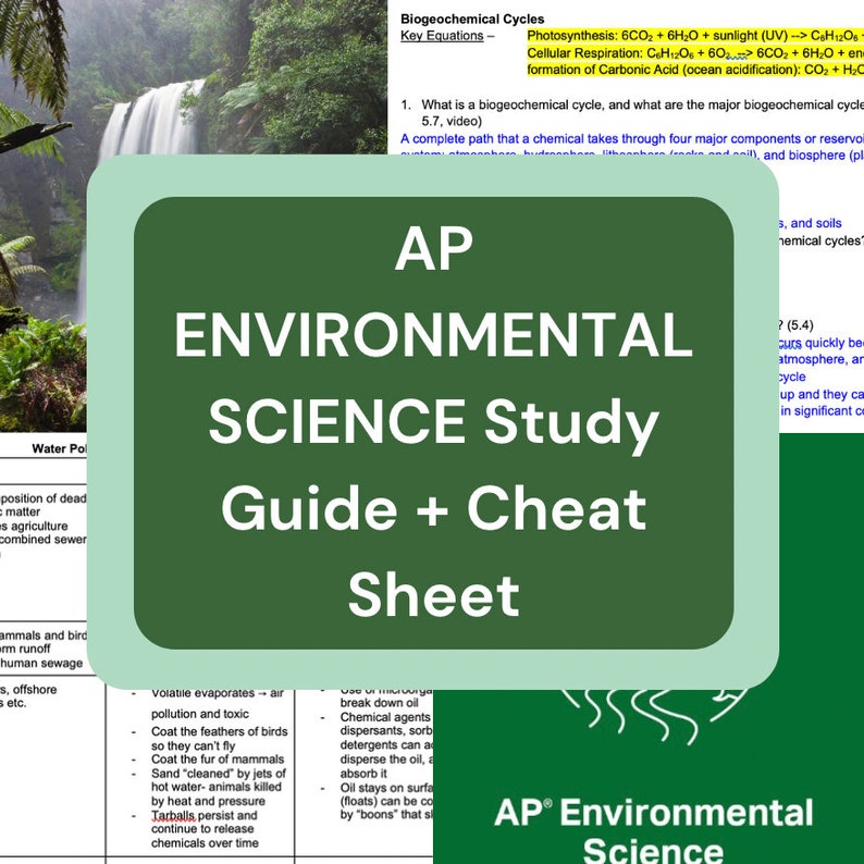 AP Environmental Science Notes Study Guide Cheat Sheet - Etsy AP Environmental Science Notes Study Guide Cheat Sheet - Etsy