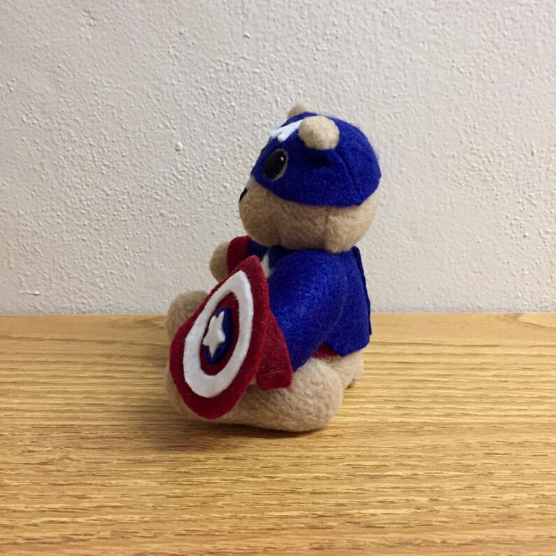 Marvel Inspired Plushie Captain America Cap The First | Etsy