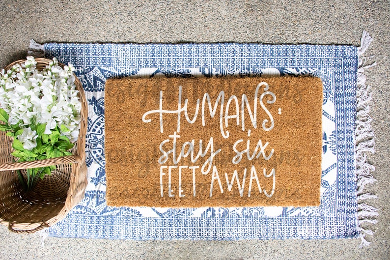 Humans, Stay Six Feet Away SVG / Printable - Etsy