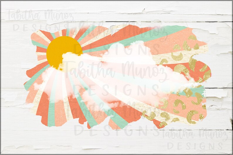 Sun Rays Through Clouds Sublimation Background - Etsy