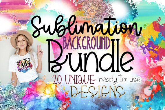 Sublimation Background Design Bundle | Etsy