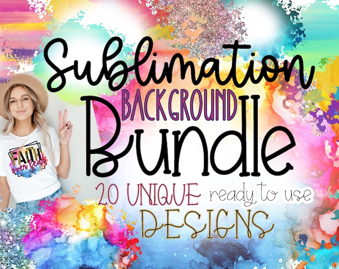 Sublimation Background Design Bundle - Etsy