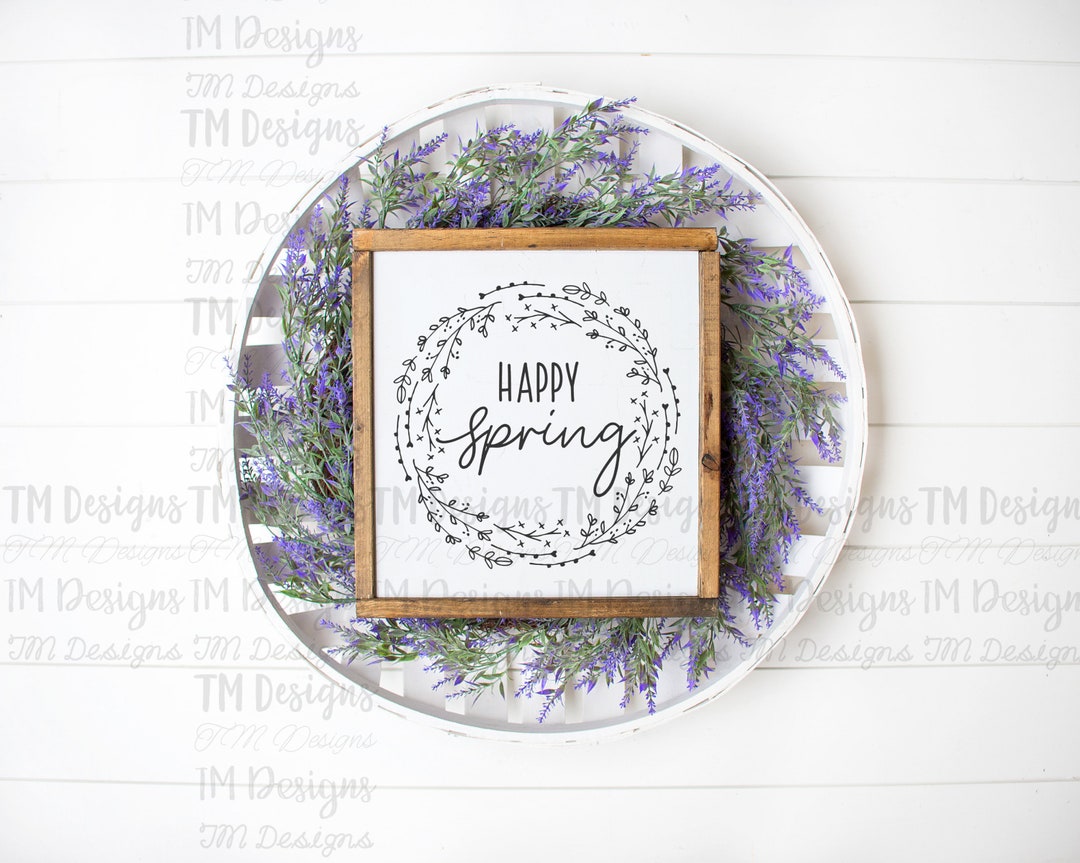 Happy Spring Printable/cut File - Etsy