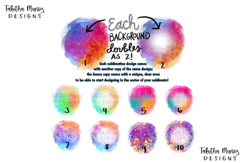 Bright Colored Sublimation Bundle - Etsy