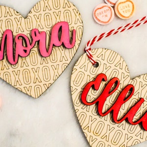 Valentines Tag Valentines Day Gift Tag Valentines Day Basket Tag ...