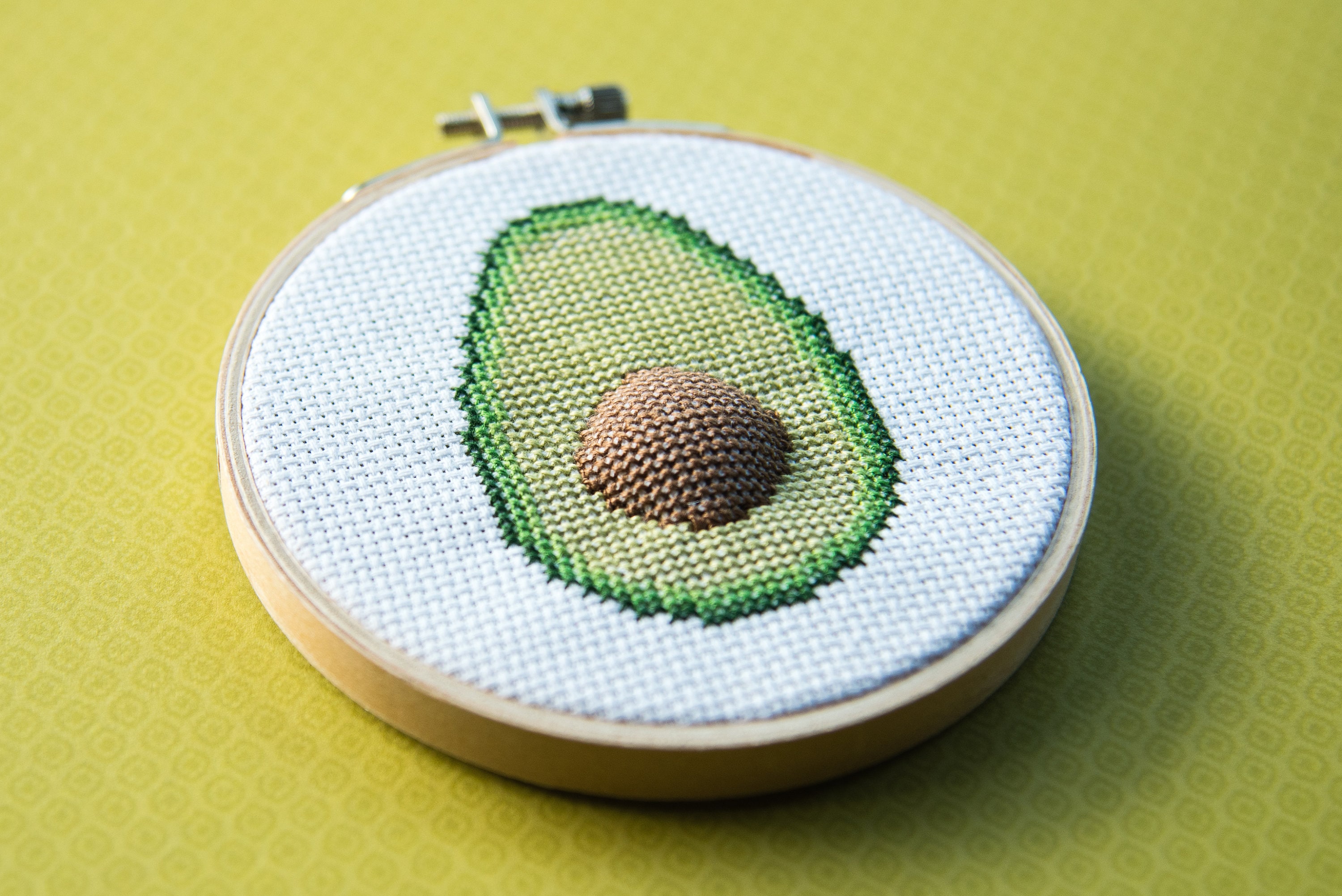 Avocado Cross Stitch Pattern PDF, Stuffed Cross Stitch Avocado ...