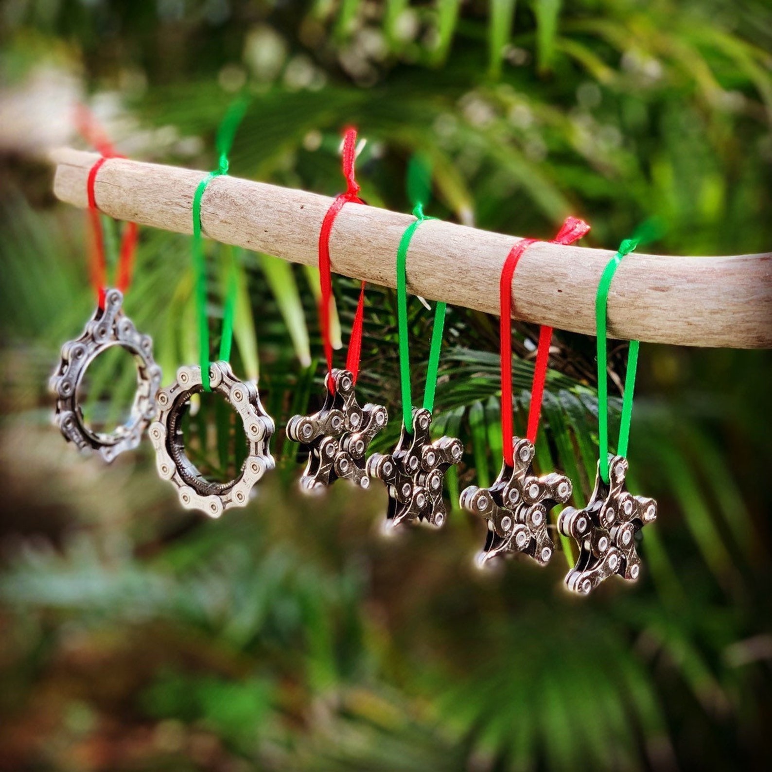Bicycle Chain Christmas Ornaments - Etsy