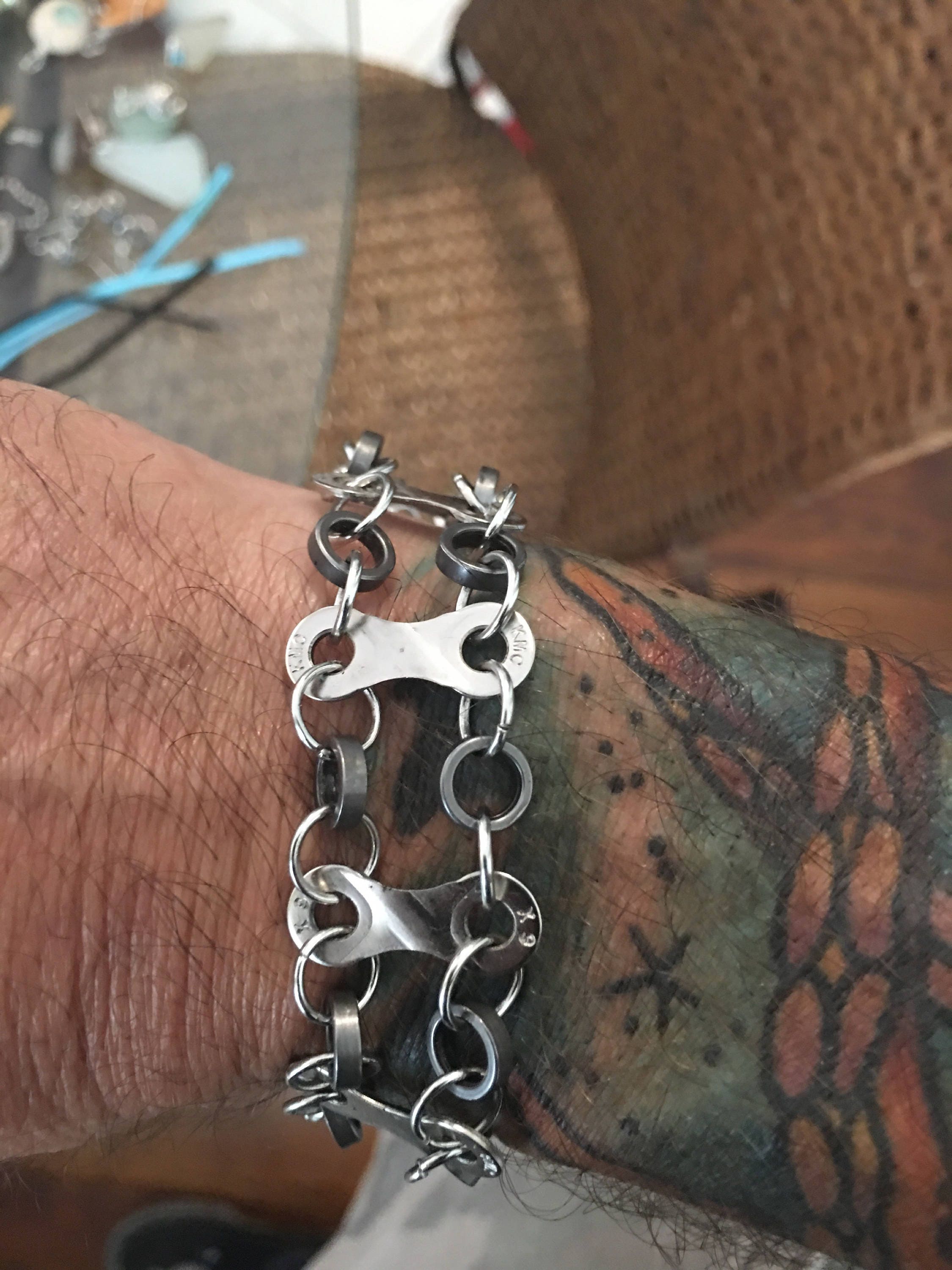 Bicycle Chain Bracelet - Etsy