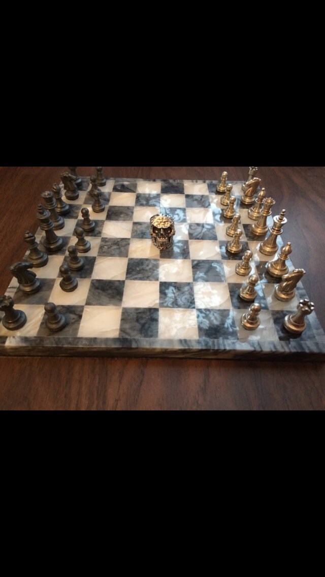 Solid Silver Chess Set - Etsy