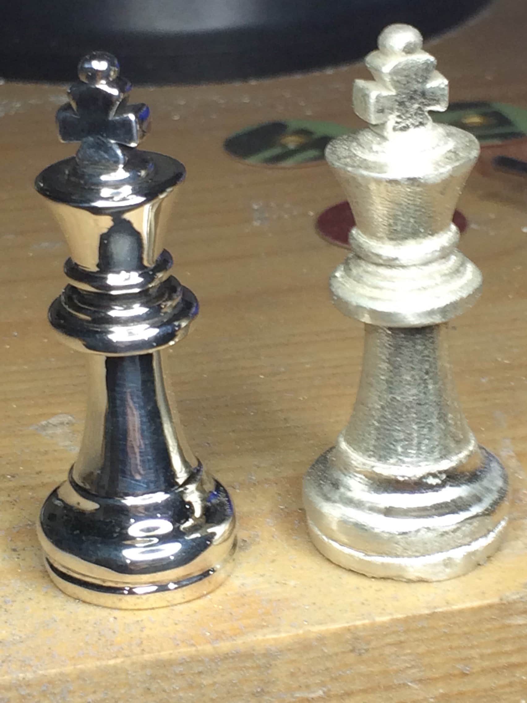 Solid Silver Chess Set - Etsy UK