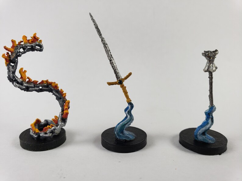 Spiritual Weapons 3D Printed Miniatures | Etsy