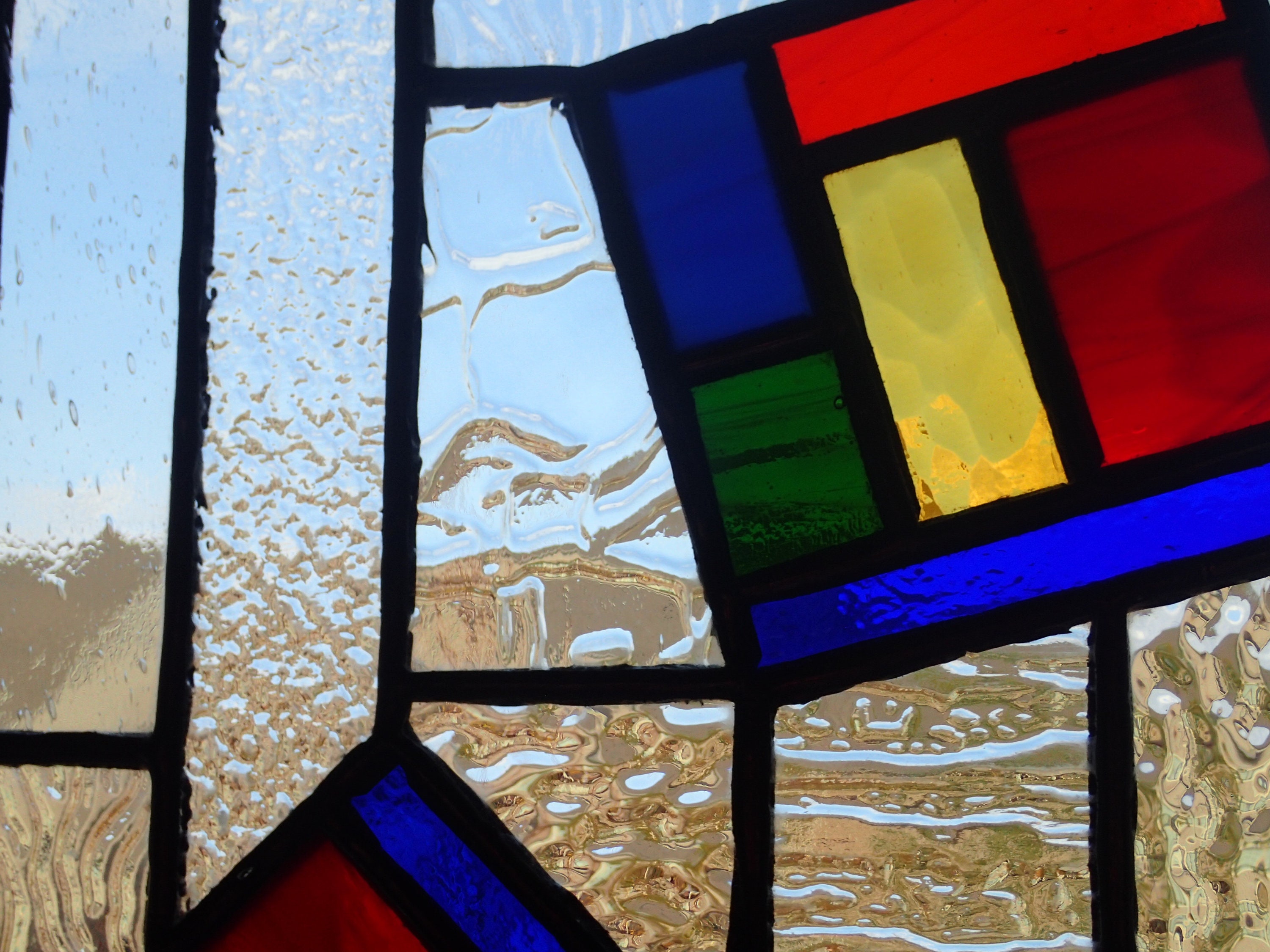 Tumbling Blocks Stained Glass Panel - Etsy